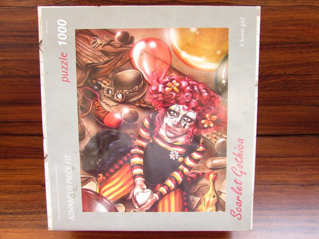 Puzzle Art Stones 1000 delova (Clown Girl) Videti opis!