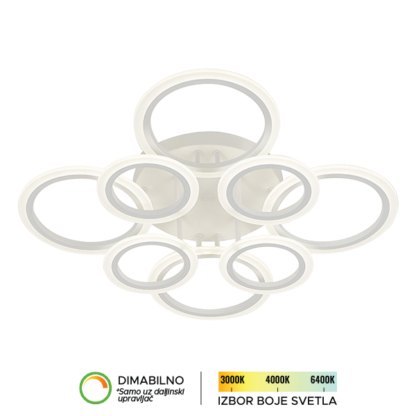 Forma LED plafonska lampa F2083-100C WHID: EK000776512