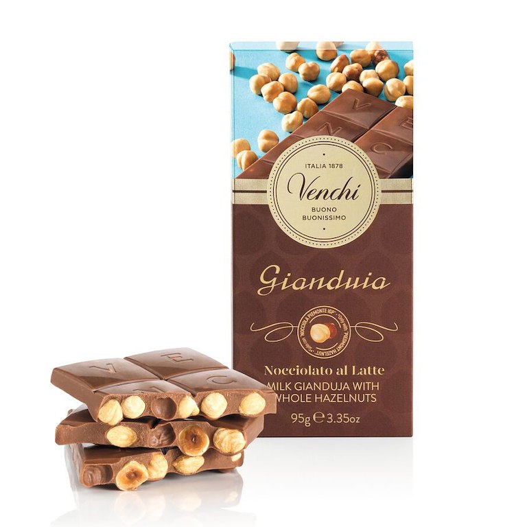 Venchi Milk Gianduia Hazelnut bar 95g