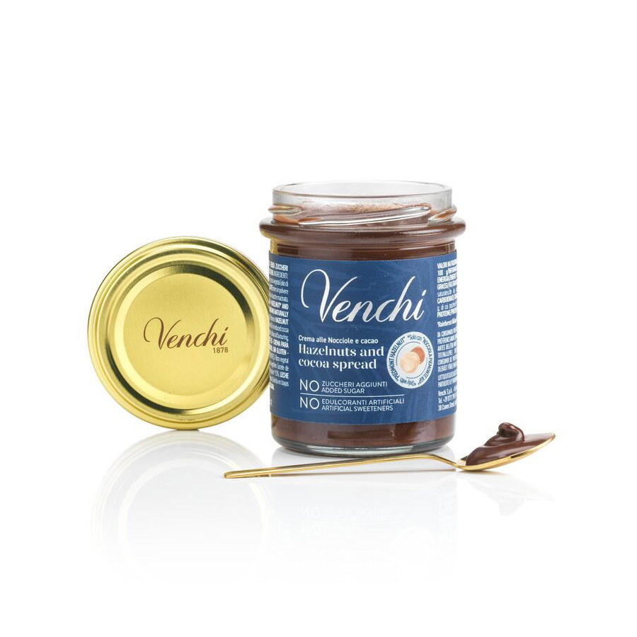 Venchi NO Added Sugar hazelnut spread 200gr