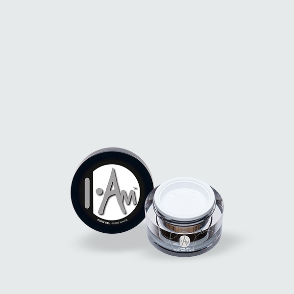 Gradivni gel za nokte I.Am Flow Gel Pure White 14g