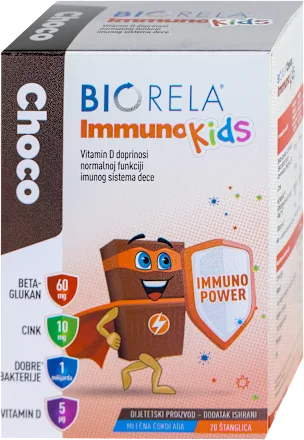 BIORELA
Immuno Kids - Choco, 20 kom
Dodatak ishrani
