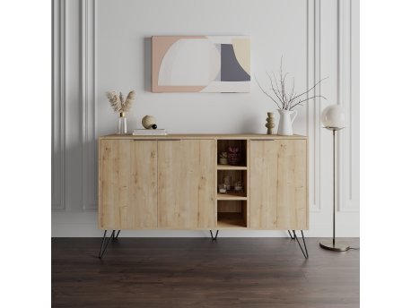 HANAH HOME Komoda Clara Console Oak