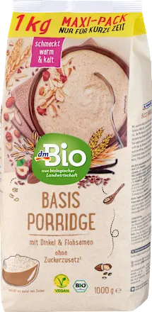 dmBio
BASIS PORRIDGE kaša sa speltom i psilijumom, 1 kg