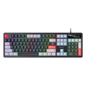 YESIDO KB44 LOW-NOISE MECHANICAL KEYBOARD WITH RGB BACKLIGHT - USB-A - 104 KEYS
