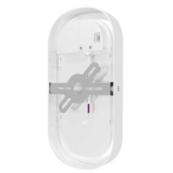 LED VODONEPROPUSNA LAMPA 12W 3u1 IP65 BELA OVALNA (BRODSKA) 3CCT tri boje svetla 3000/4000/6500K BC18-00280 Braytron