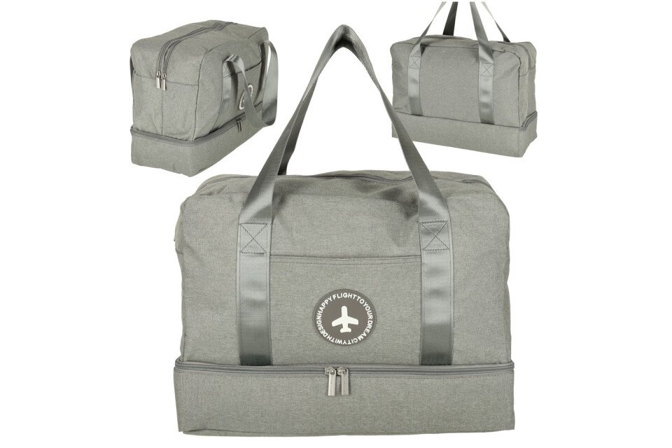 Putna torba za ručni prtljag 39 k 18 k 30 cm siva ✈️ Za putovanje