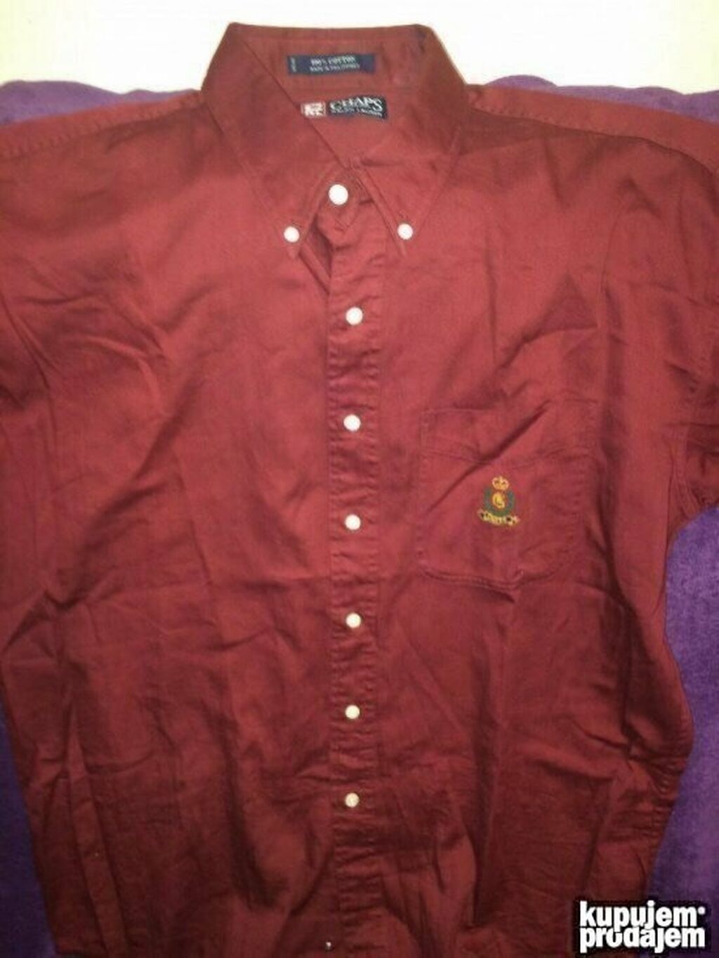 Original Ralph Lauren kosulja XXL NOVA 100% cotton Ramena 54 cm