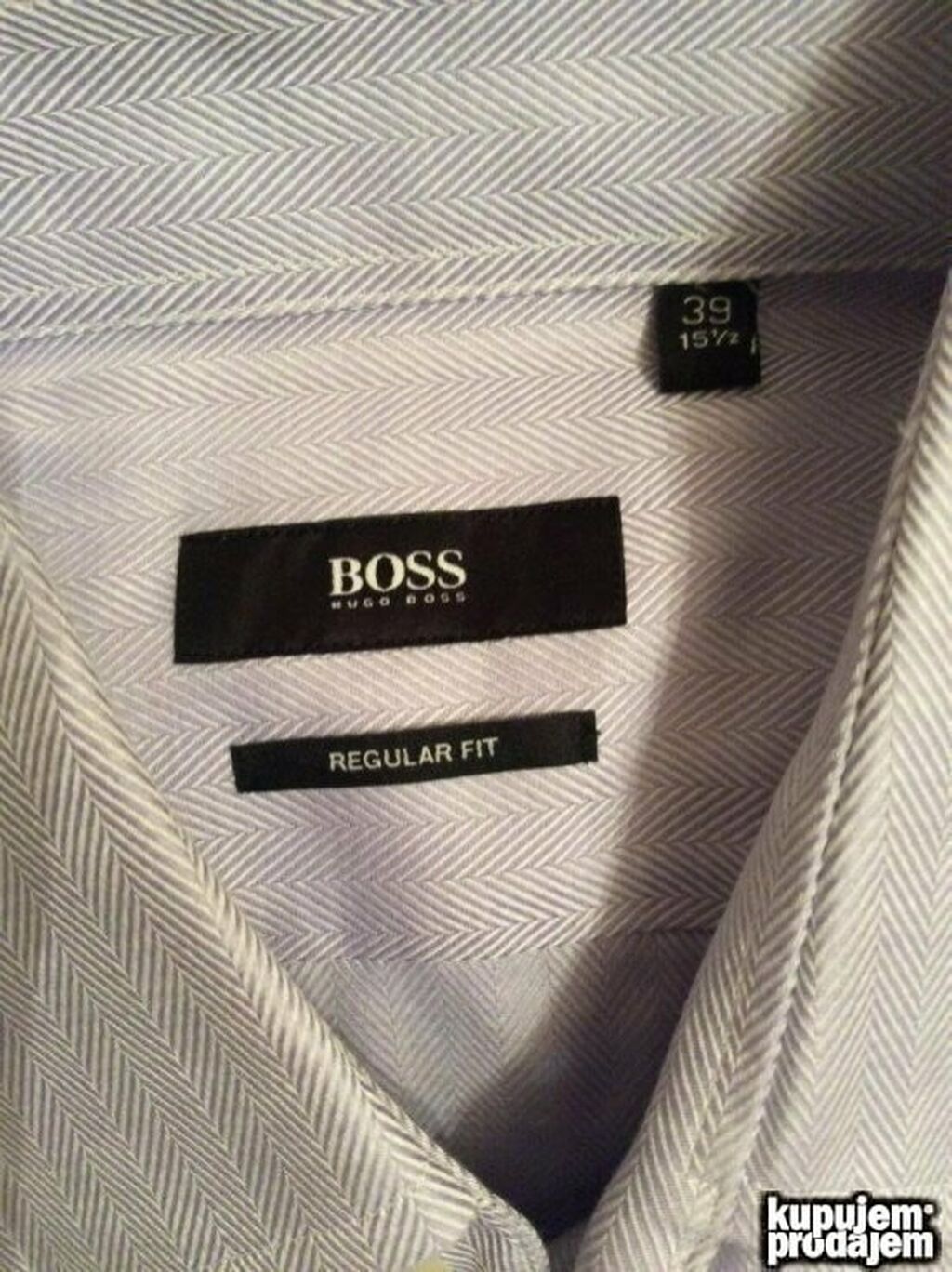 Original Hugo Boss kosulja 39-40 100% extra fine cotton Ramena 48cm