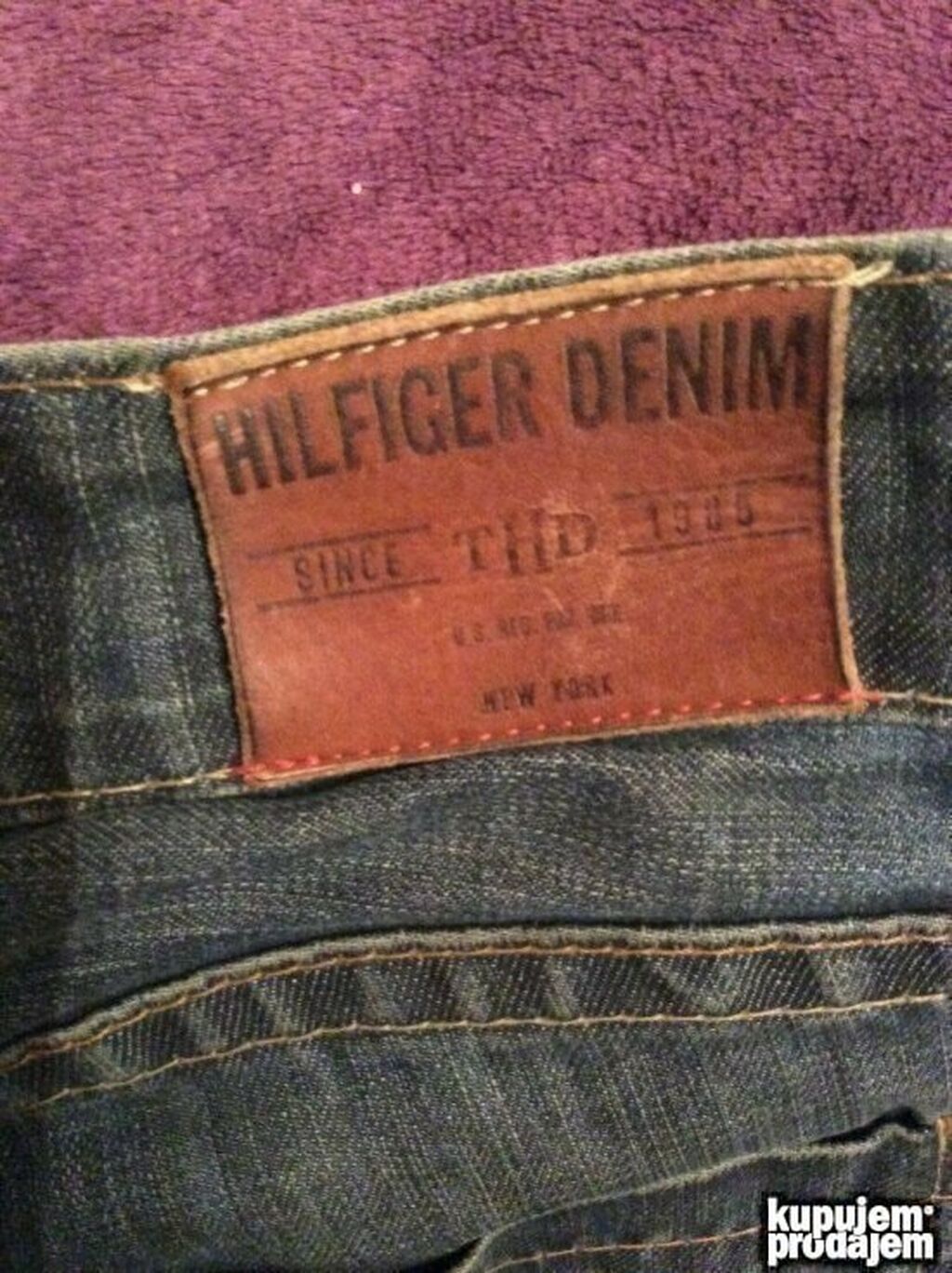 Original Tommy Hilfiger farmerice 33 100% cotton Polustruk 44cm