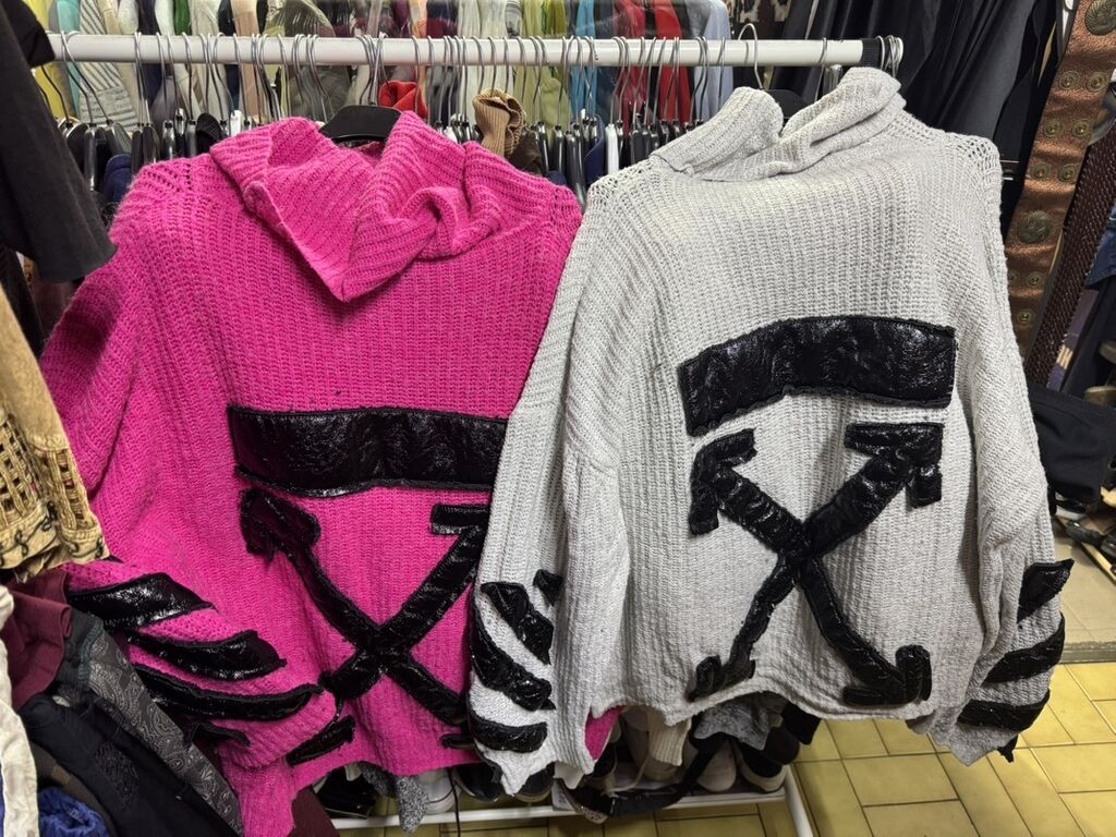 Duks, One size, Off-White, bоја - Roze, Sa kapuljačom