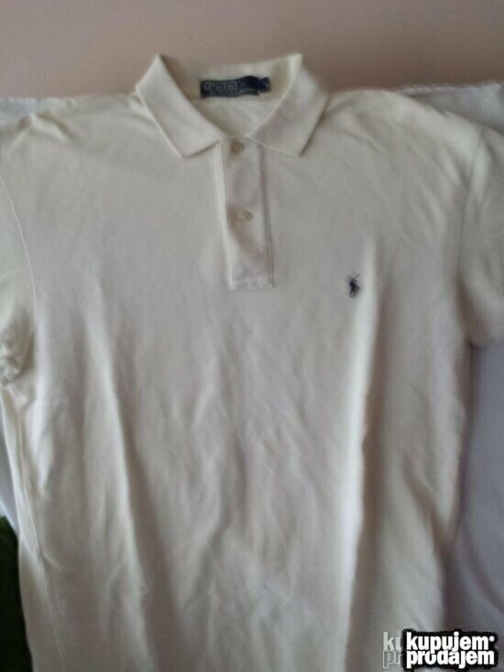 Original Ralph Lauren majica XL 100% cotton KAO NOVA krem boja