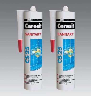SILIKON SANITARNI TRANSPARENTNI CS 25 280 ML CERESIT