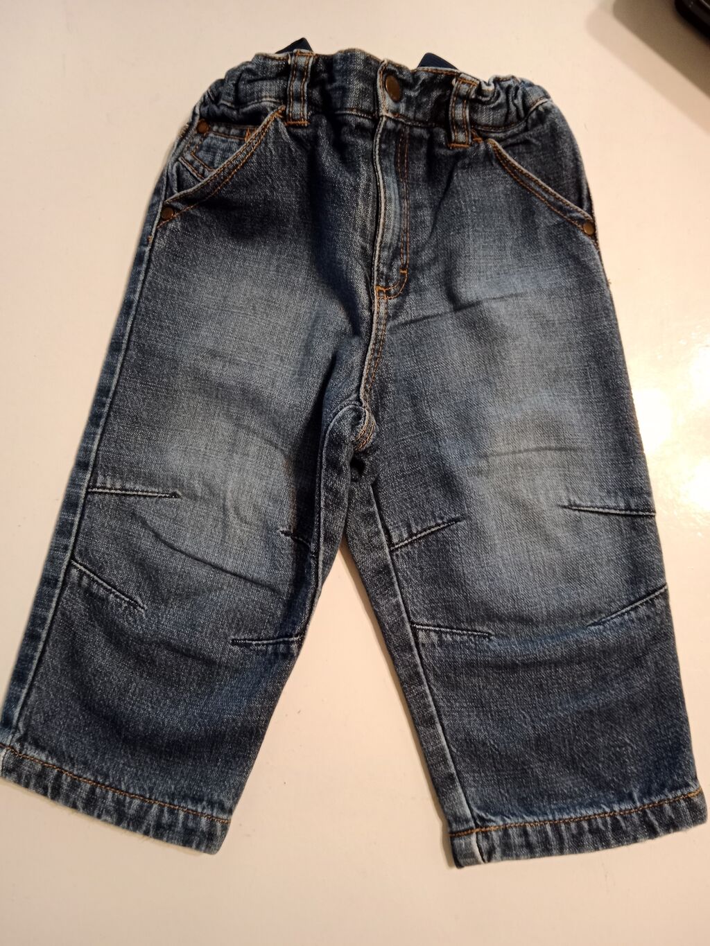 H&M LOGG farmerke za bebe Termo imaju pamučnu postavu Veličina 80