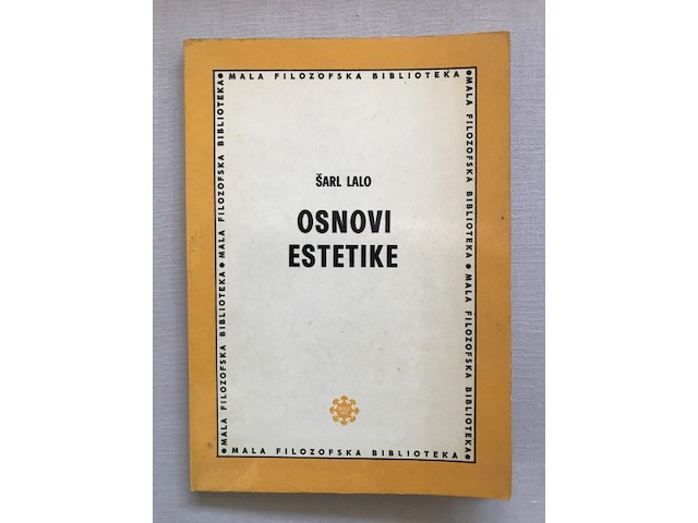 OSNOVI ESTETIKE - Šarl Lalo