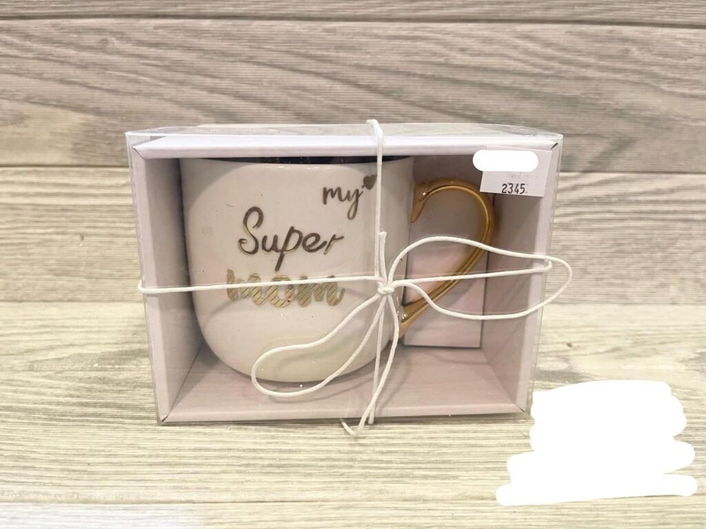 Porcelanska šolja u poklon pakovanju – “my Super mom” - Elegantna