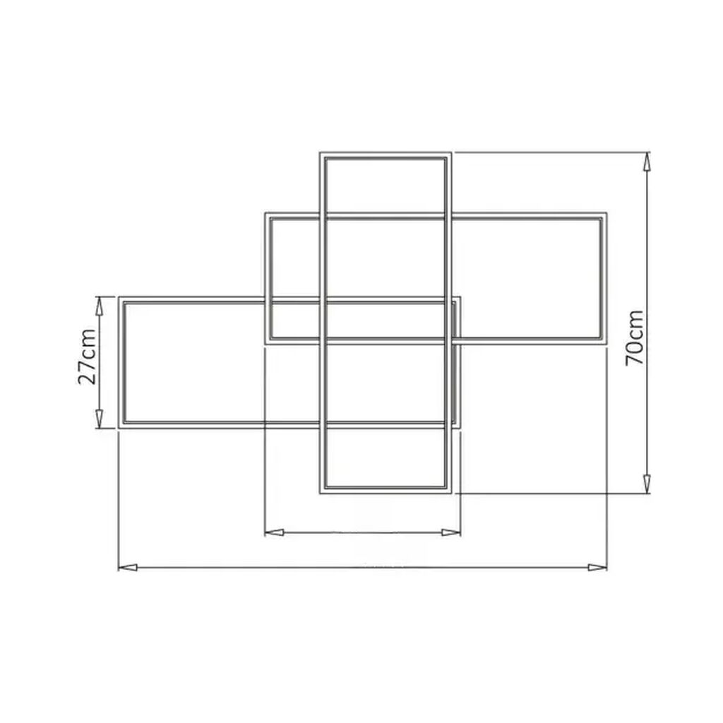 Plafonjera, bоја - Crna, Novo