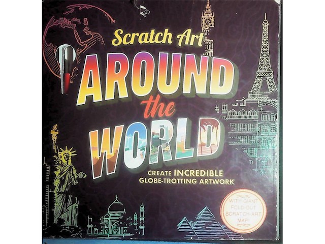 Scratch art  ➡️ Around the world