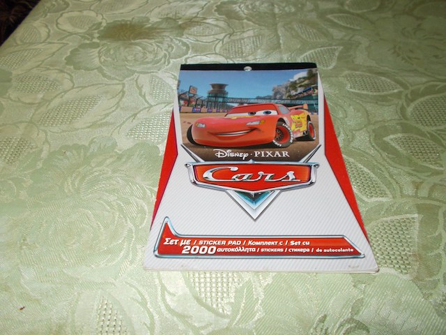 Cars - Disney Pixar - Sticker Pad - 2000 stikera