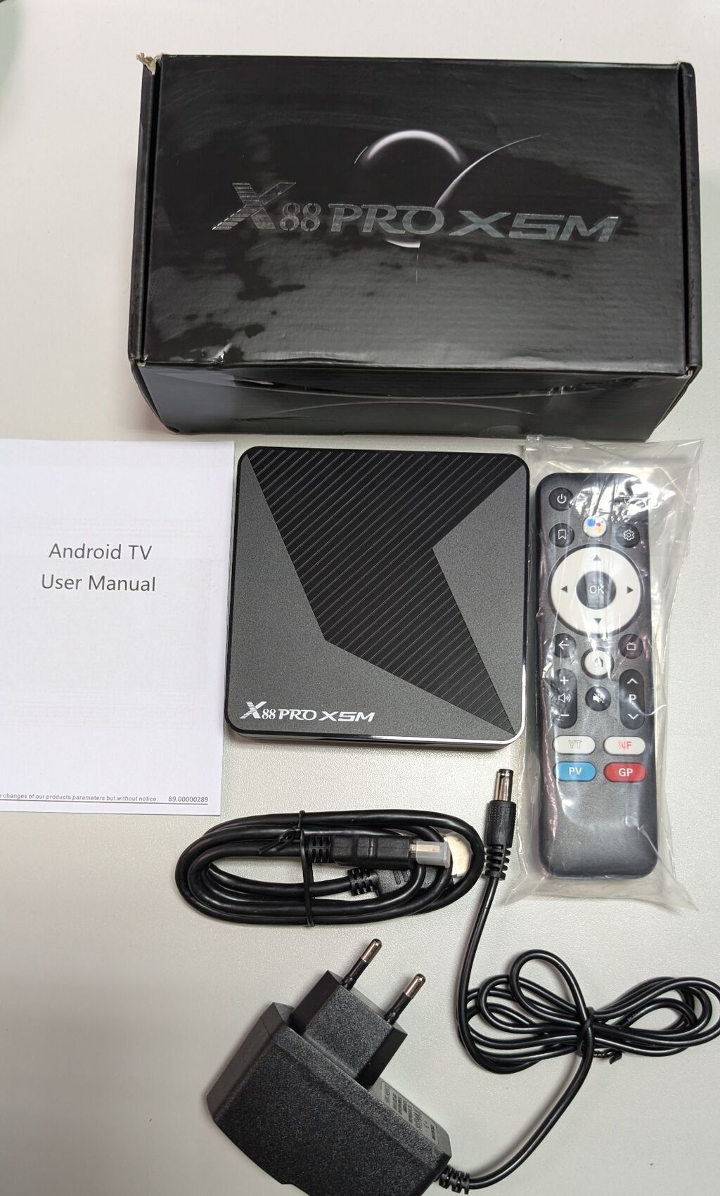 NOV Android TV Box X88 PRO X5M Karakteristike: - Model: X88 PRO X5M -