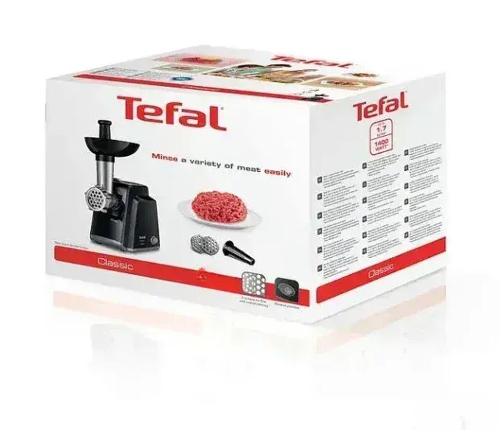Tefal mašina za mlevenje mesa NE105838. Nova, u original ambalaži sa
