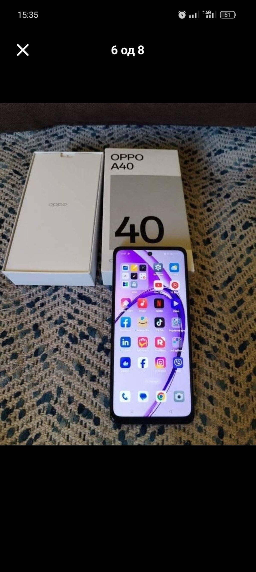 Oppo A60, bоја - Crna, Dual SIM