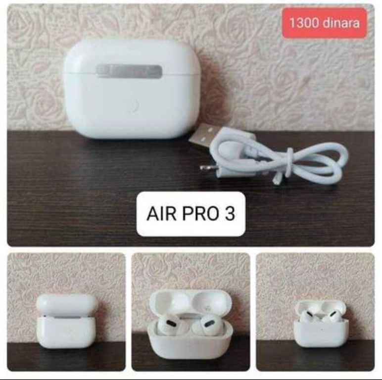 Air-Pro 3 bežične slušalice Samo 1250 dinara + dostava bez