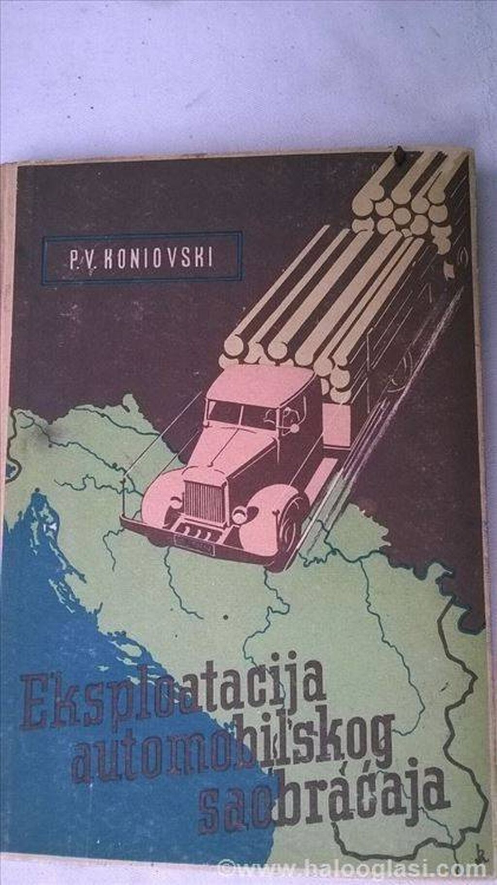 Knjiga: Eksploatacija automobilskog saobracaja 1949, 335 str