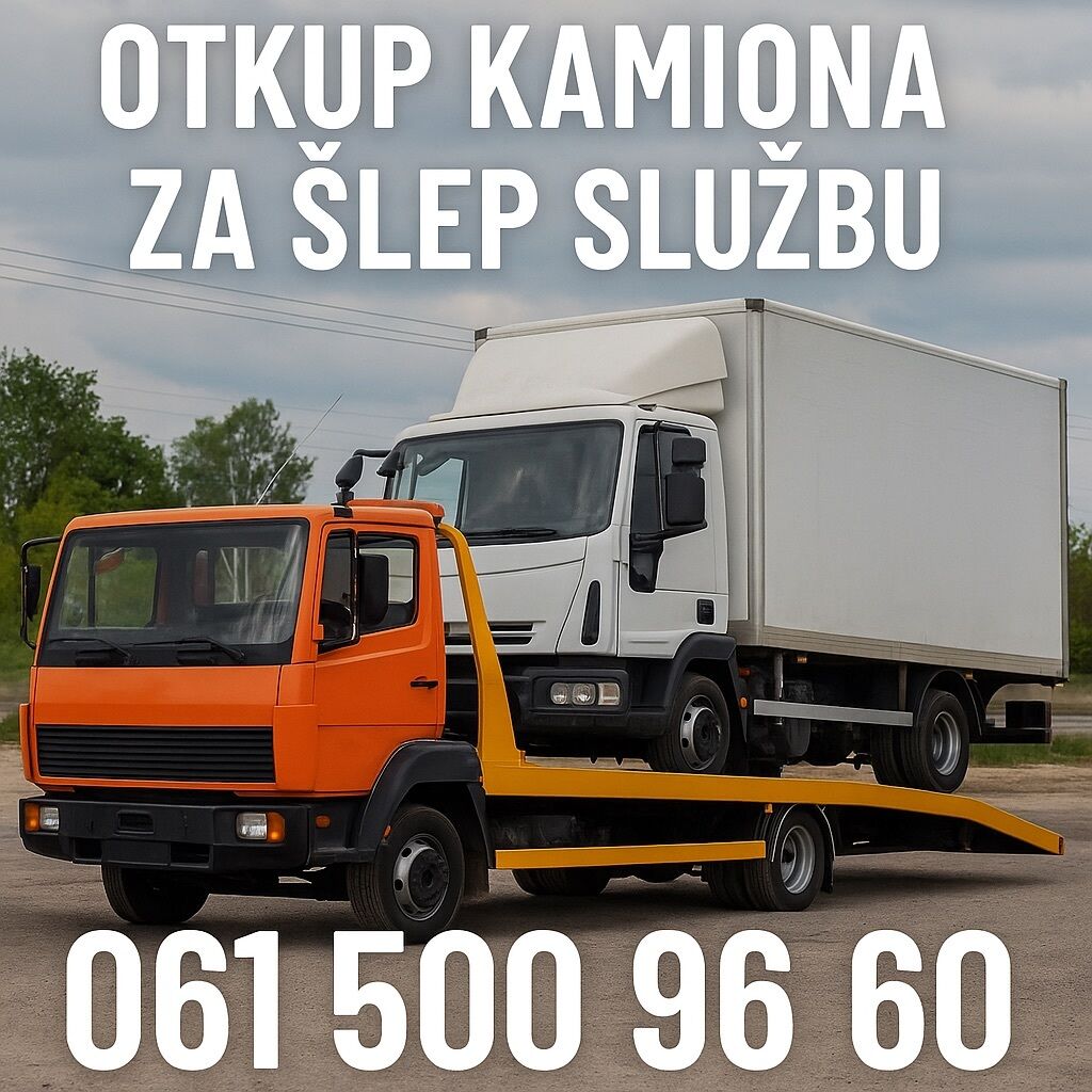 OTKUP ŠLEP KAMIONA – Cela SRBIJA Bavimo se otkupom šlep kamiona svih