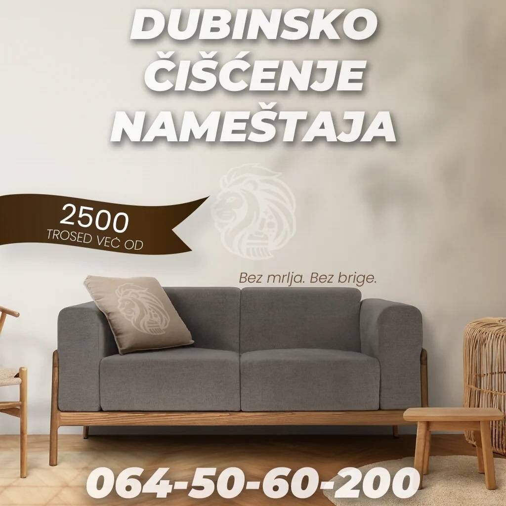 Dubinsko čišćenje nameštaja – profesionalna usluga za temeljno
