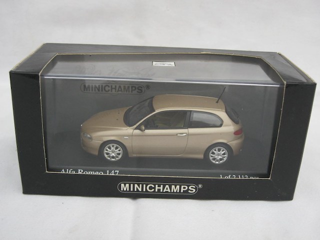1:43 minichamps alfa romeo 147