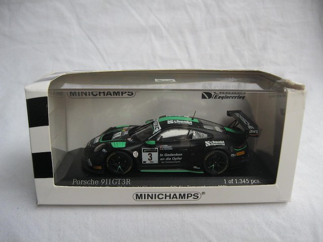 1:43 minichamps porsche 911 GT3 R