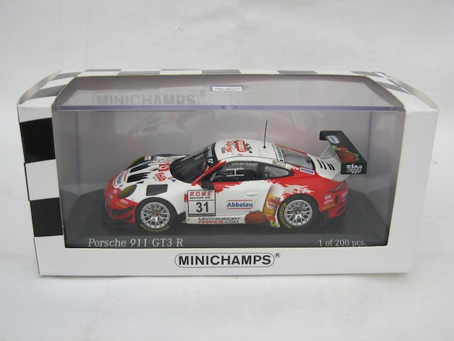 1:43 minichamps porsche 911 GT3 R