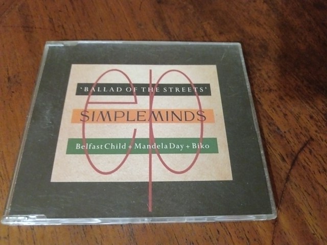 Simple minds-Ballad of the street (cd maxi)