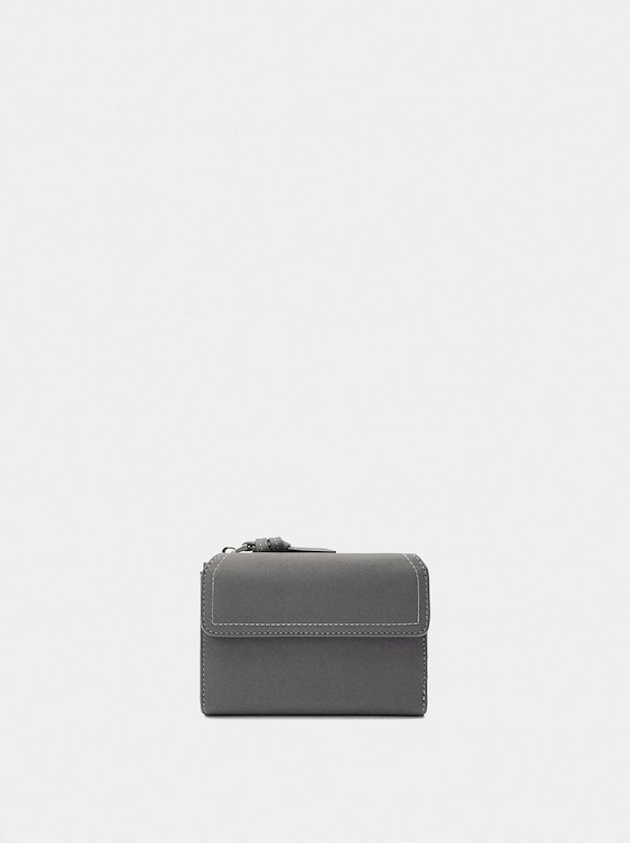 PLAIN WALLET WITH FLAP