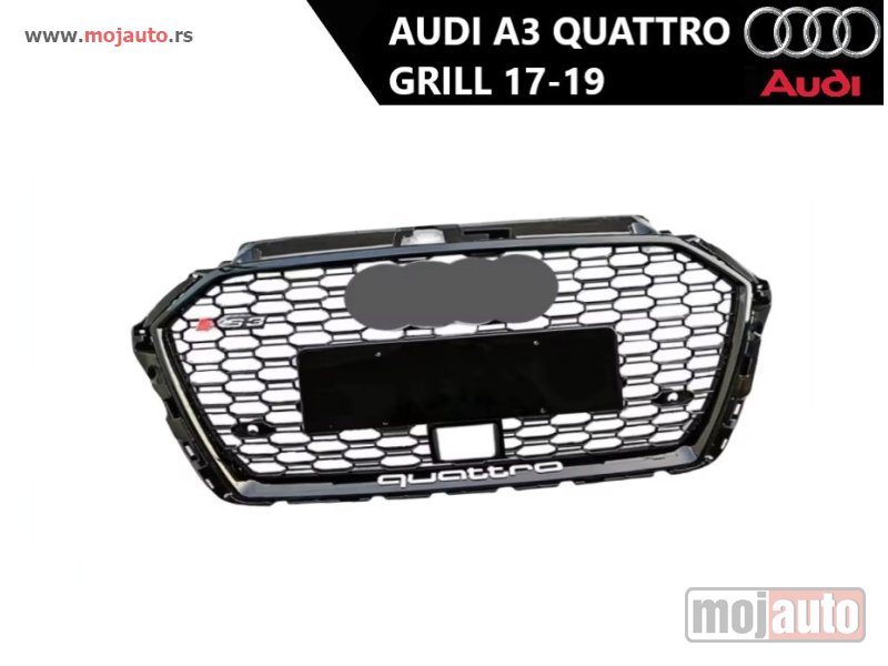 Audi A3 prednji grill quattro 17-19