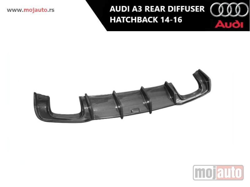 Audi A3 zadnji difuzor hatchback 14-16