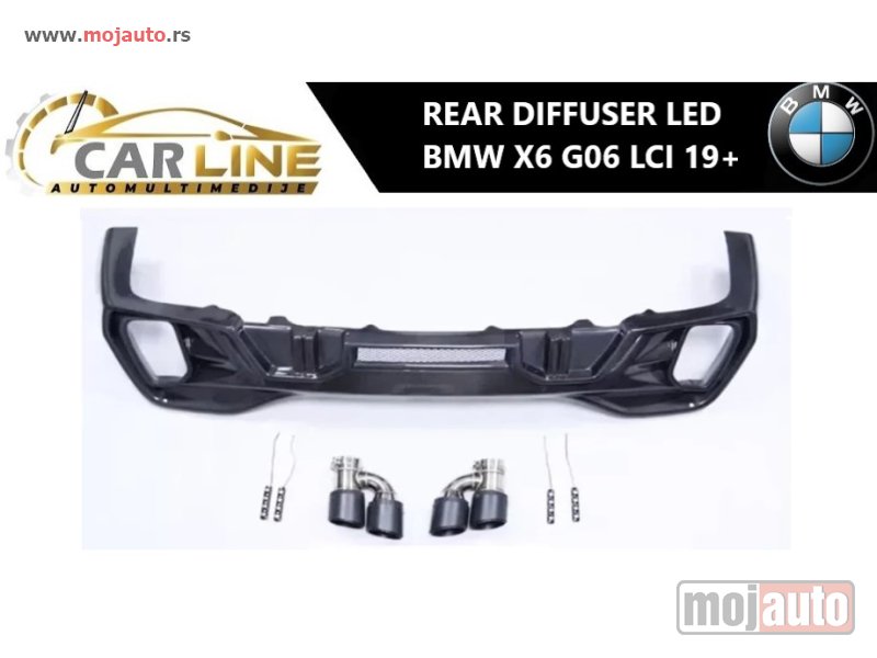 BMW X6 G06 LCI LED ZADNJI DIFUZOR 19+