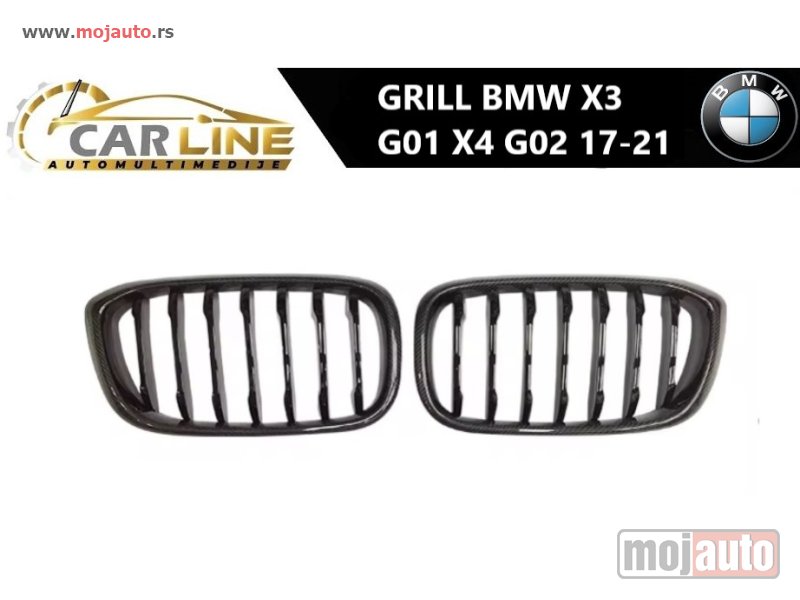 BMW X3 G01 X4 G02 PREDNJI GRILL 17-21