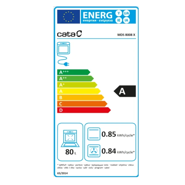 CATA MDS 8008 X AIR FRYER Ugradna rerna