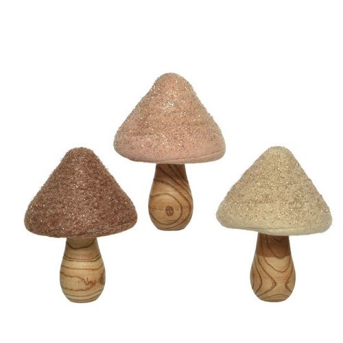 Novogodišnja dekoracija - MUSHROOM 14cm 740089 - KMG