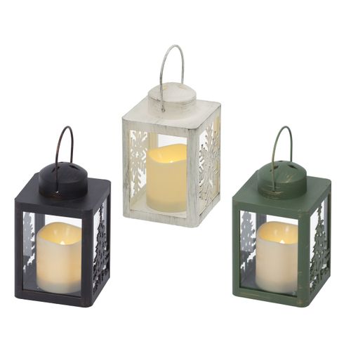 Novogodišnja dekoracija - LED LANTERN 17cm 490195 - KMG