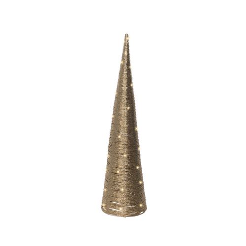 Novogodišnja dekoracija - LED CONE 80cm 489379 - Gold - KMG