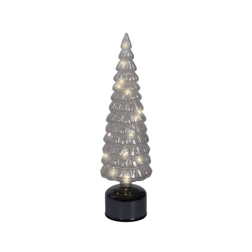Novogodišnja dekoracija - LED ROTATING TREE 40cm 489838 - Grey - KMG