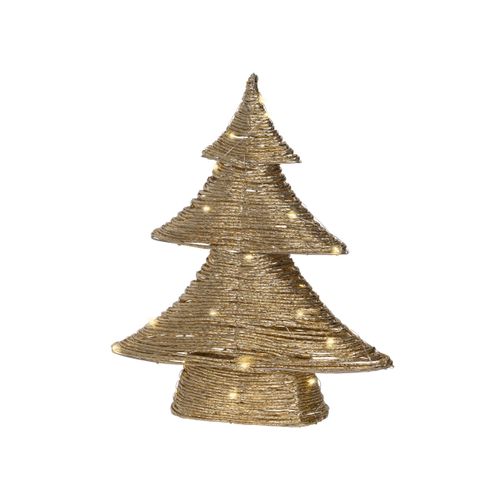 Novogodišnja dekoracija - LED TREE 40cm 489382 - Gold - KMG