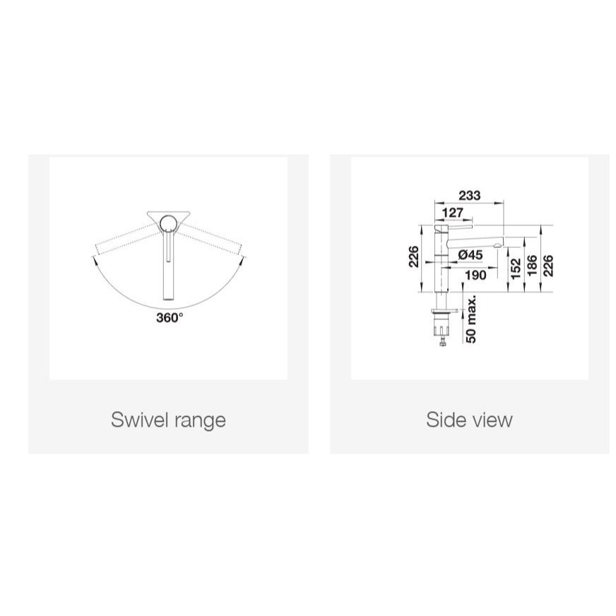 Blanco slavina ALTA II 527531