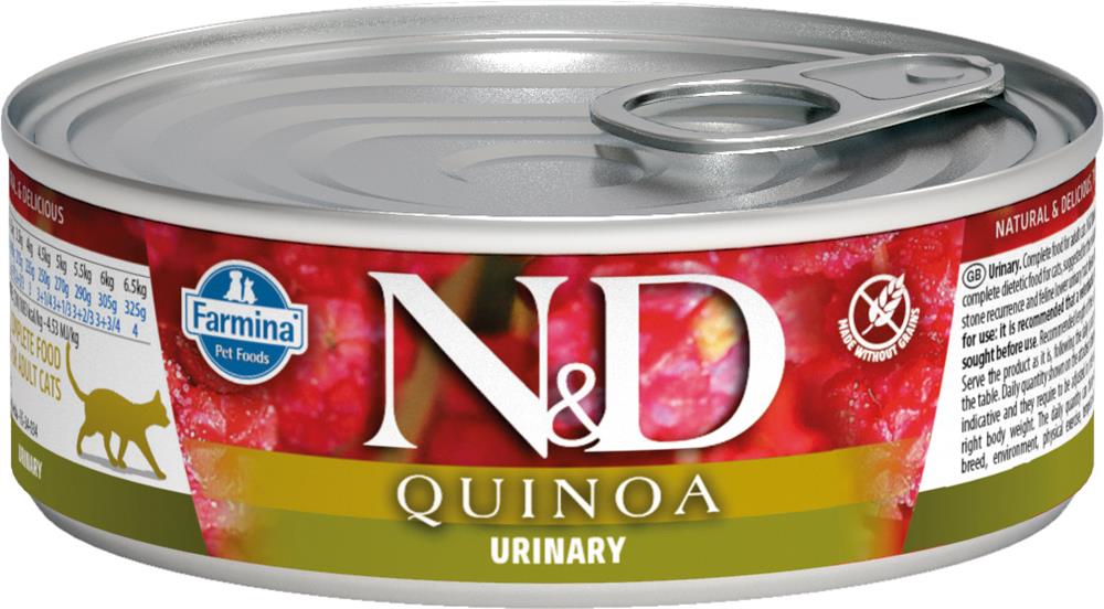 N&D CAN CAT QUINOA URINARY 80G
