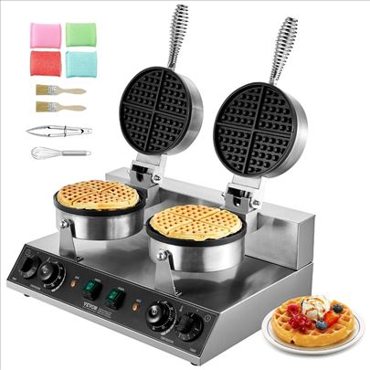 Mašina za waffle waffel wafle 2 kom 2460W