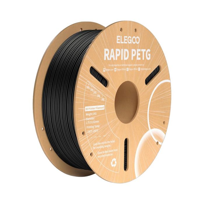 Filament Elegoo RAPID PETG 1.75mm 1kg Black