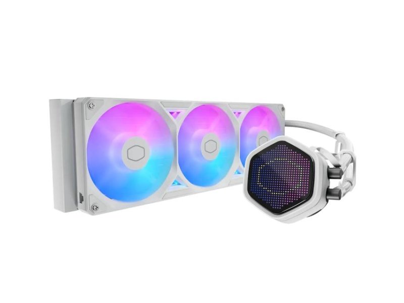 COOLER MASTER MASTERLIQUID ML360 ATMOS II PIXEL LED WHITE VODENO HLAĐENJE BELO MLX-D36M-A25SZ-PW